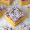 School Dinner Jam and Coconut Cake - Baking with Granny®