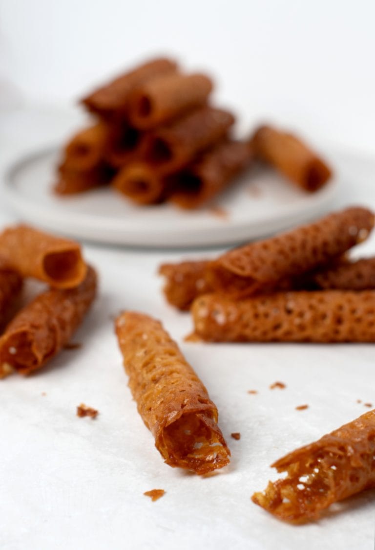 Brandy Snaps - Baking with Granny