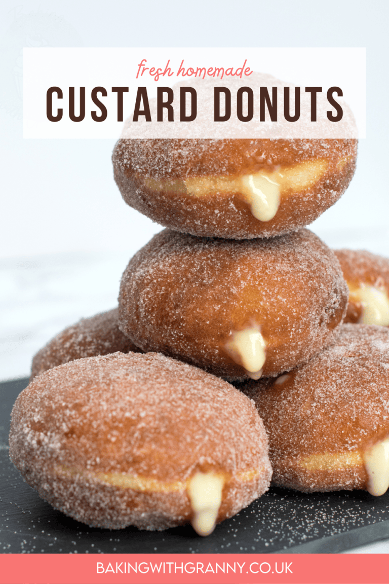 Custard Donuts - Baking with Granny