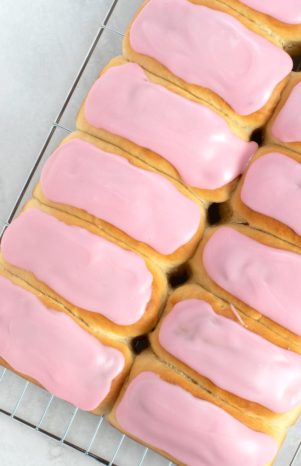 Iced Finger Buns - Baking with Granny