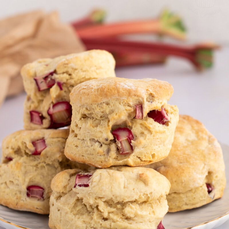 Rhubarb Scones - Baking with Granny®