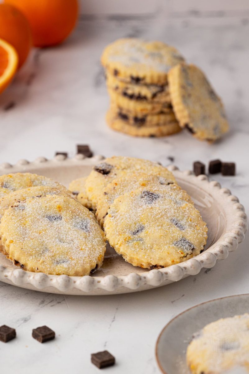 Chocolate and Orange Shortbread - Baking with Granny